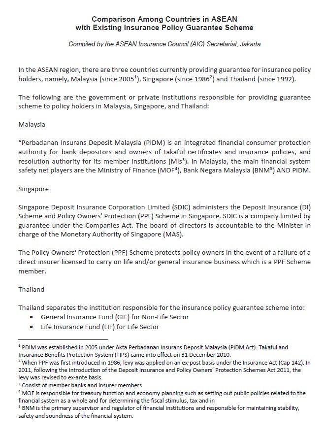 Insight – Asean Insurance Council